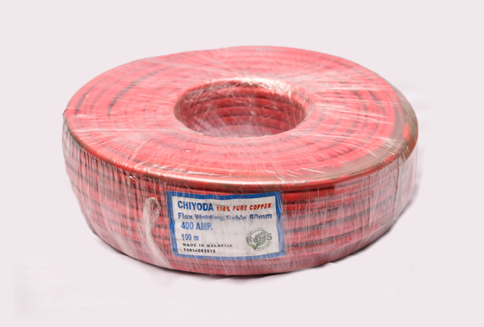 CHIYODA FLEX RED WELDING CABLE (100% PURE COPPER) - Yeowchuan Hardware ...