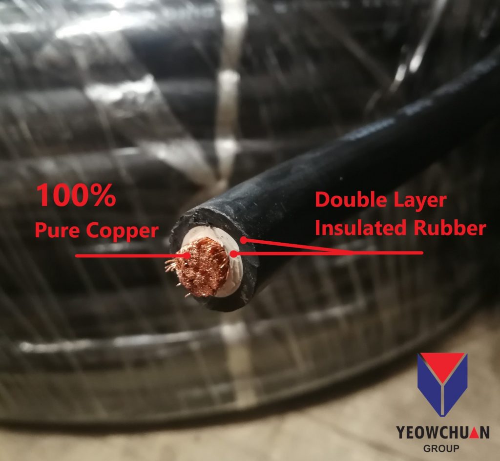 AIRGAS FLEX RUBBER WELDING CABLE ( 100% PURE COPPER )