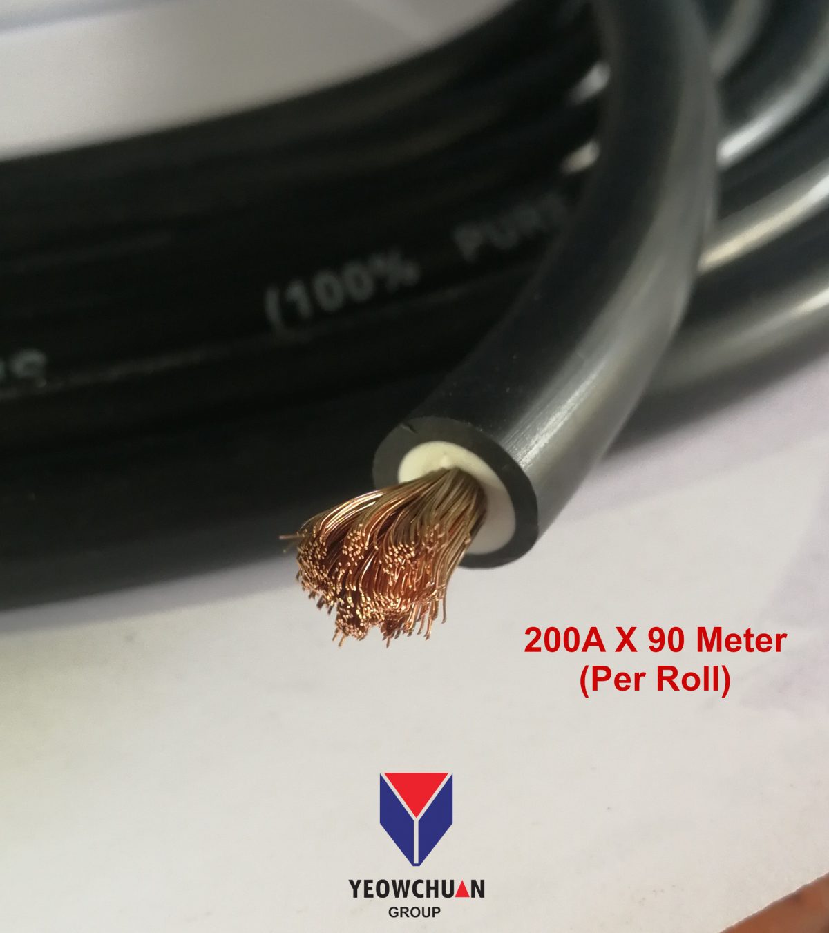 Welding Cable 200Amp Black Cable (100% Copper) - Yeowchuan Hardware ...